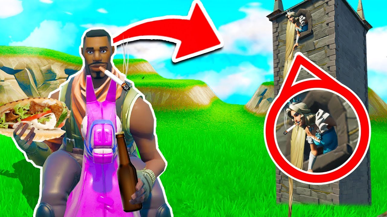 Rapunzel in Kanacken Style in Fortnite! - YouTube