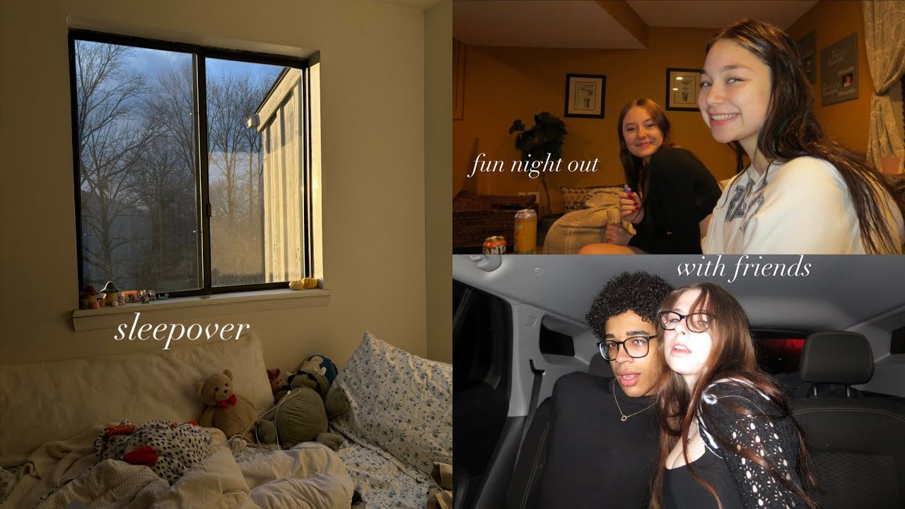Let's Have a Sleepover + Crazy Night Out - YouTube