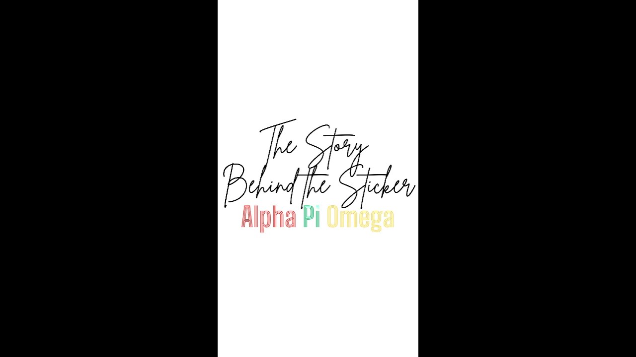 The Story Behind the Sticker: Alpha Pi Omega - YouTube