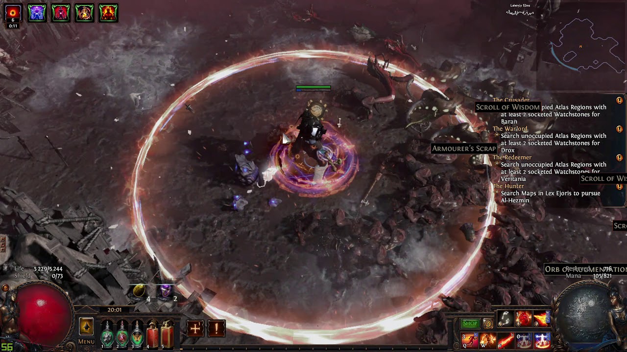 Path of Exile 3.10 RF jugg - YouTube