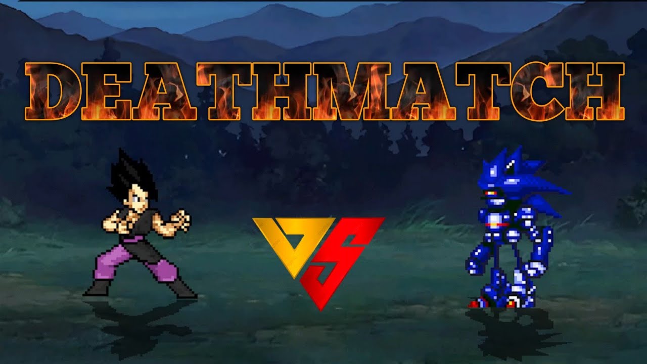All Jus (all form) VS Mecha Sonic V2 in Jump Force Mugen - YouTube
