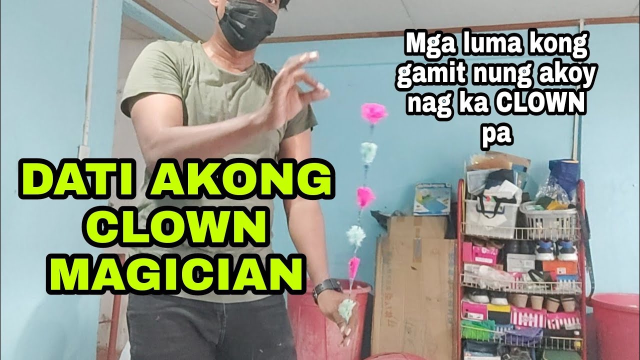 LINIS KALAT TAPON KO NA MGA MAGIC KO | CLOWN TO CRANE OPERATOR - YouTube