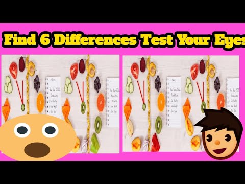🤔Find the 6 Differences 🤔 | Vishual puzzle challenge | Spot The ...