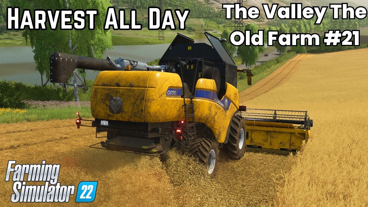 #FS22🚜New Holland Ch7.70 in Action: Harvesting Wheat, Canola & Oats🚜The ...