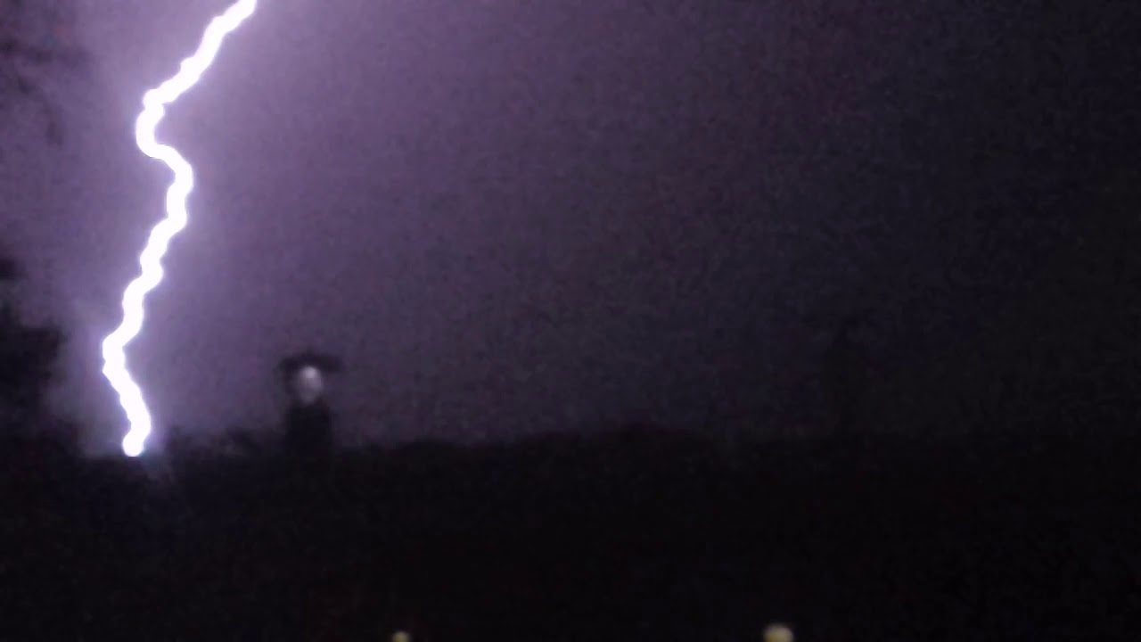 Slow Motion Lightning Strike - YouTube