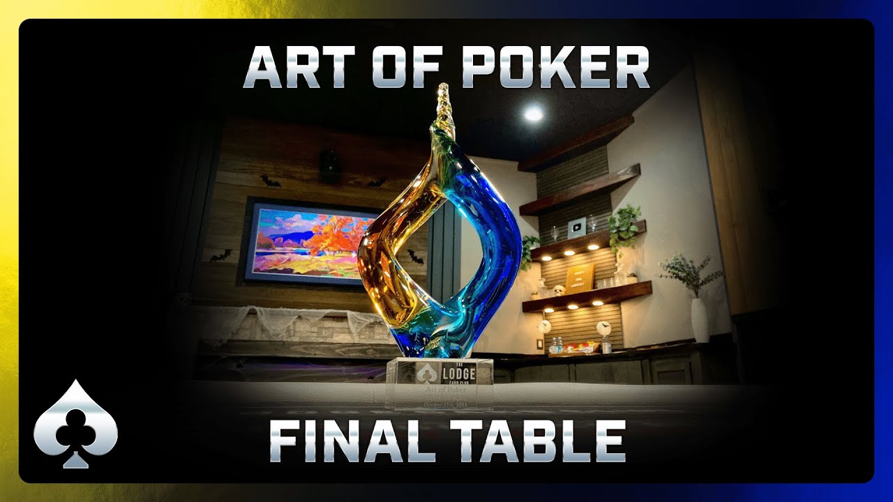 FINAL TABLE!!! Art Of Poker Tournament At The Lodge Card Club - YouTube