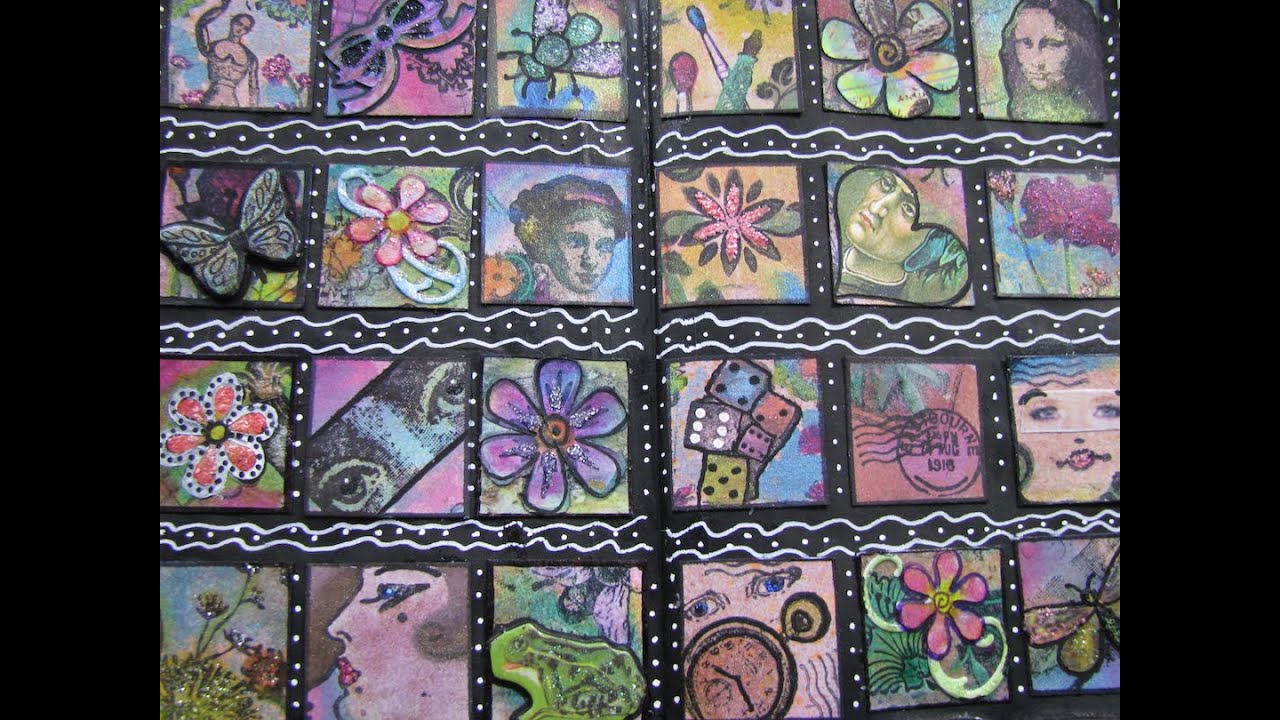 Mixed Media Morsels 6-Inchies - YouTube