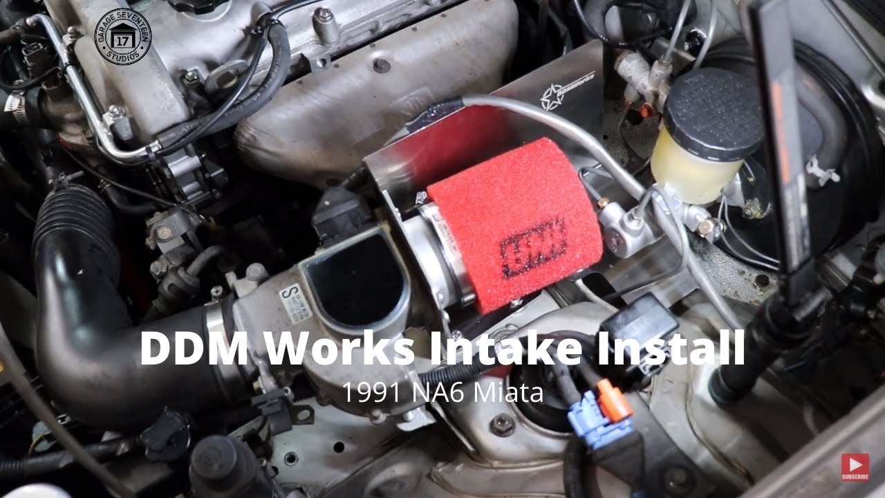 NA6 Miata DDM Works Intake Install - YouTube