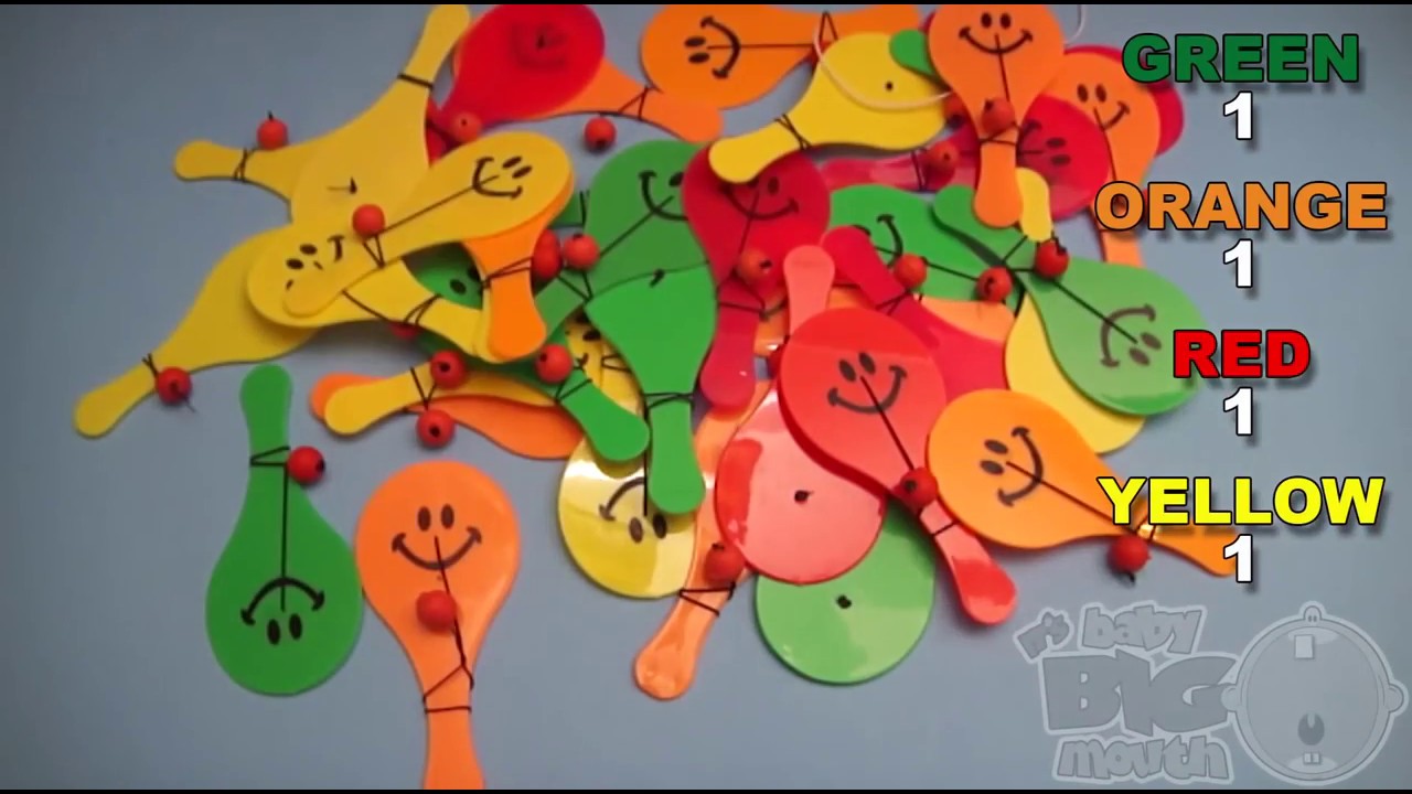 Learn Colours for Toddlers with Big Surprise Eggs Ball and Smiley Face ...