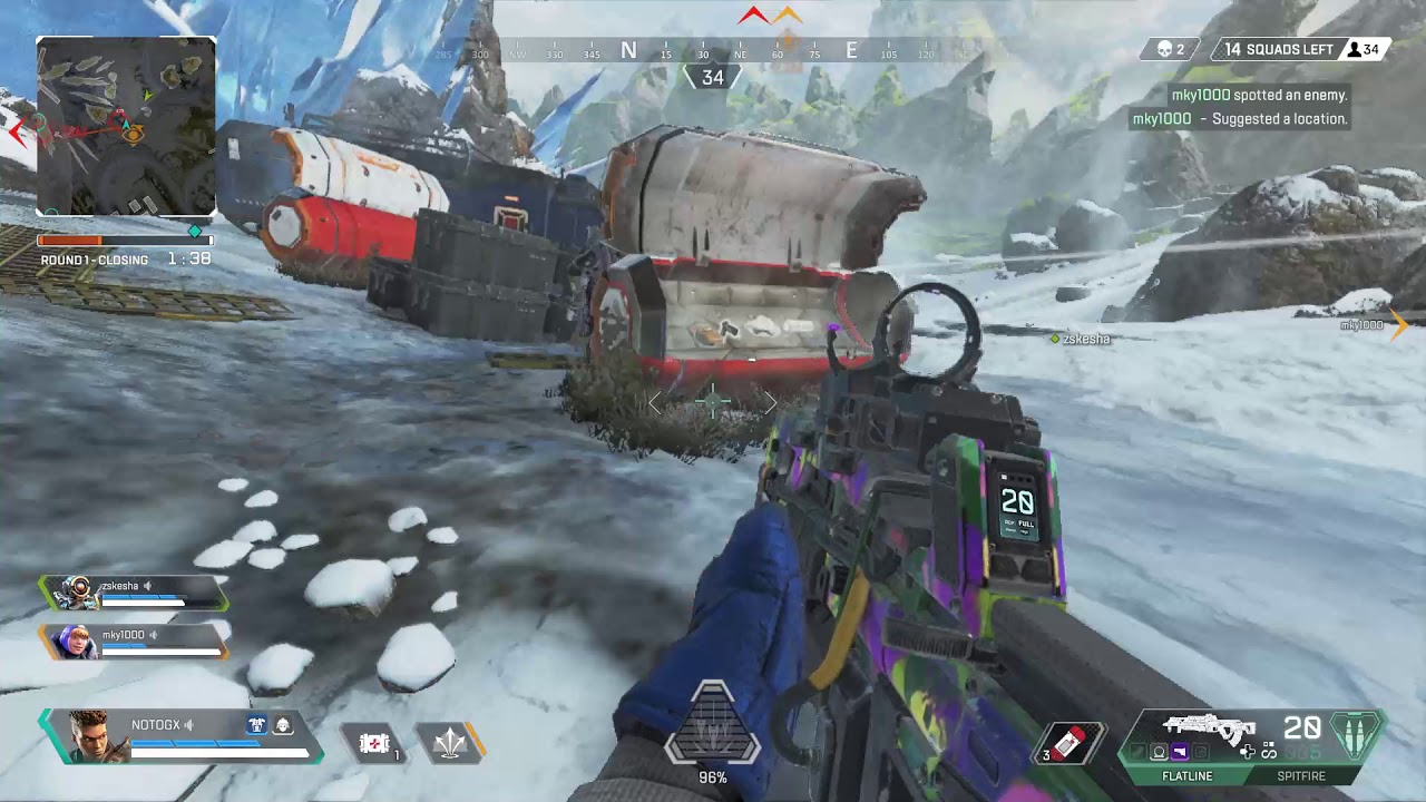 Apex Legends - On top of the dropship - YouTube