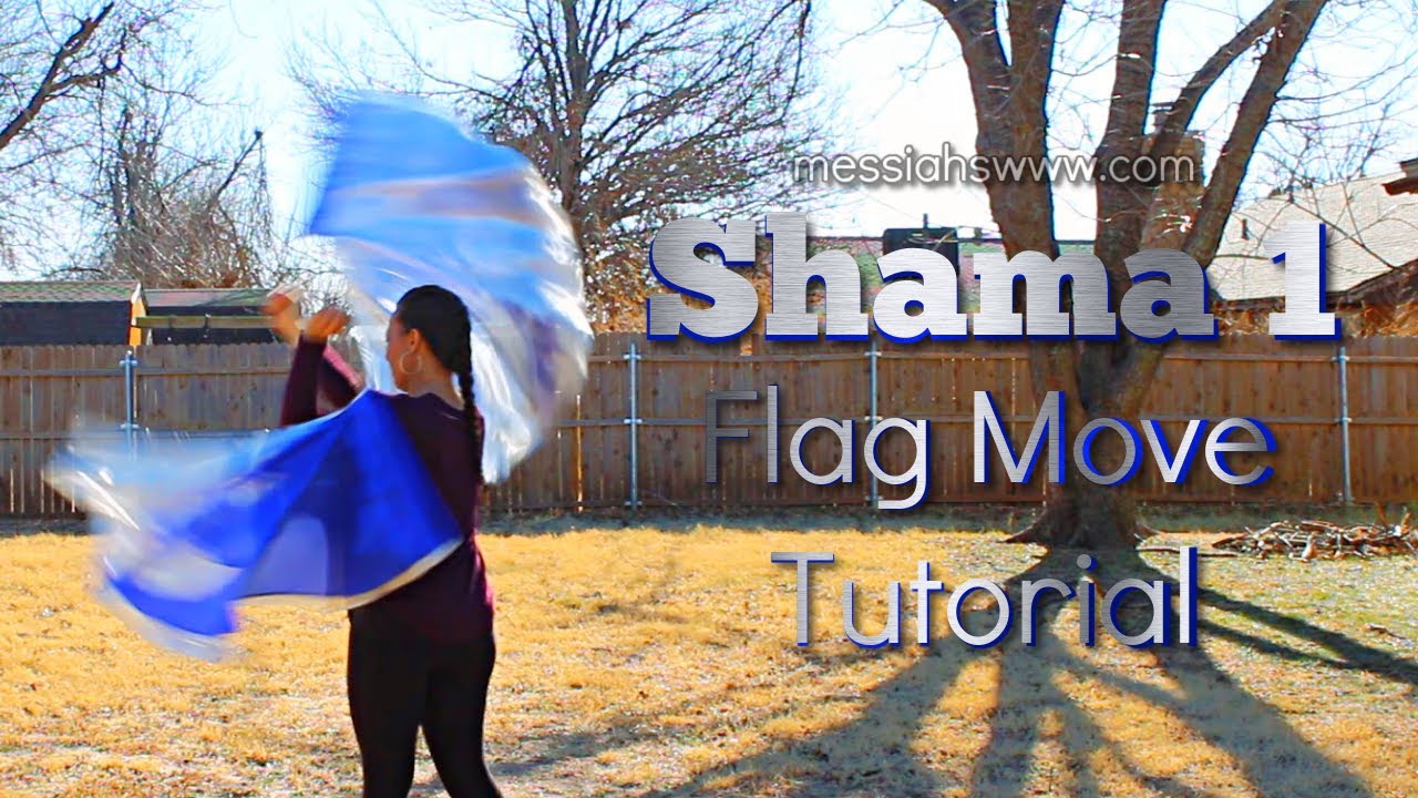 Shama 1 Flag Tutorial / Flag Pattern / Worship Flag Moves - YouTube