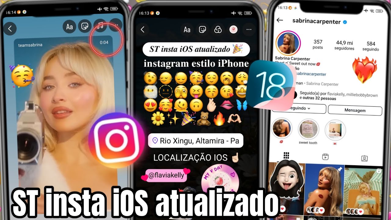 ST INSTA iOS ATUALIZADO 2025 🥳 INSTAGRAM ESTILO IPHONE NO ANDROID ...