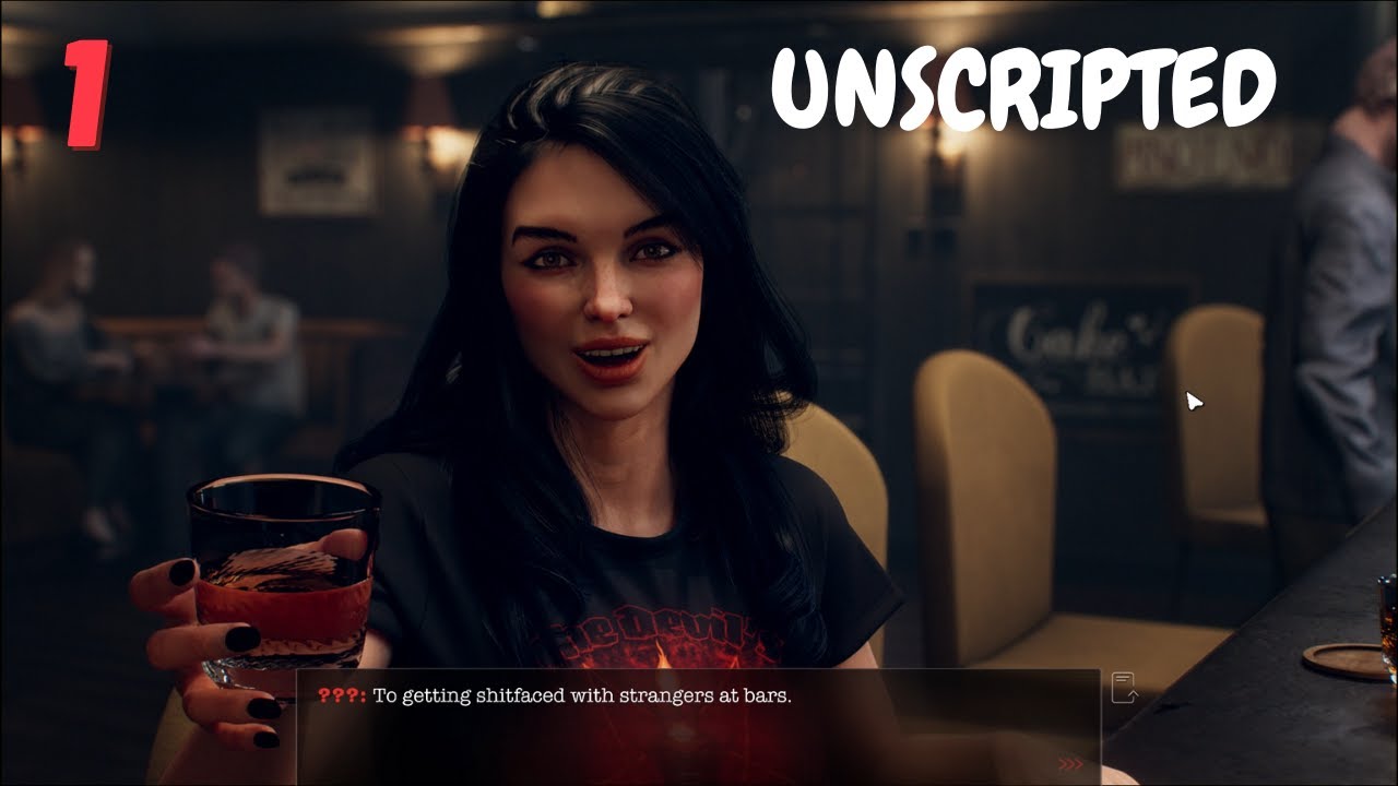 Unscripted - Gameplay Walkthrough Part 1 (PC Game) | College Kings Developer's New Visual Novel ...