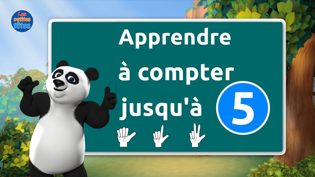 Apprendre à compter jusqu'à 5 en français - Maternelle (Learn French ...