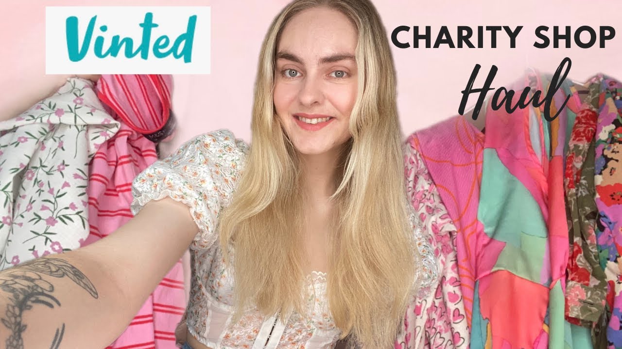 VINTED & CHARITY SHOP Second Hand Clothing haul - YouTube