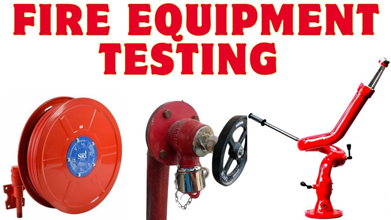 fire hose reel testing || Hydrant testing || fire monitor testing ...