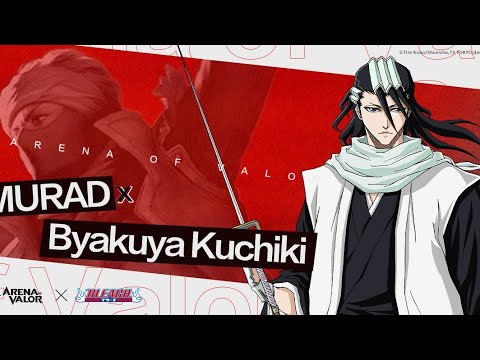 AOV, KUCHIKI BYAKUYA (MURAD'S SKIN COLLABS BLEACH) gameplay #garenaaov ...