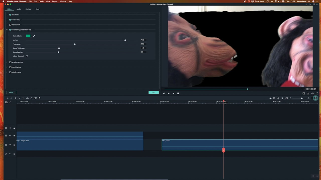 Filmora 9 Chroma Key Tips - YouTube