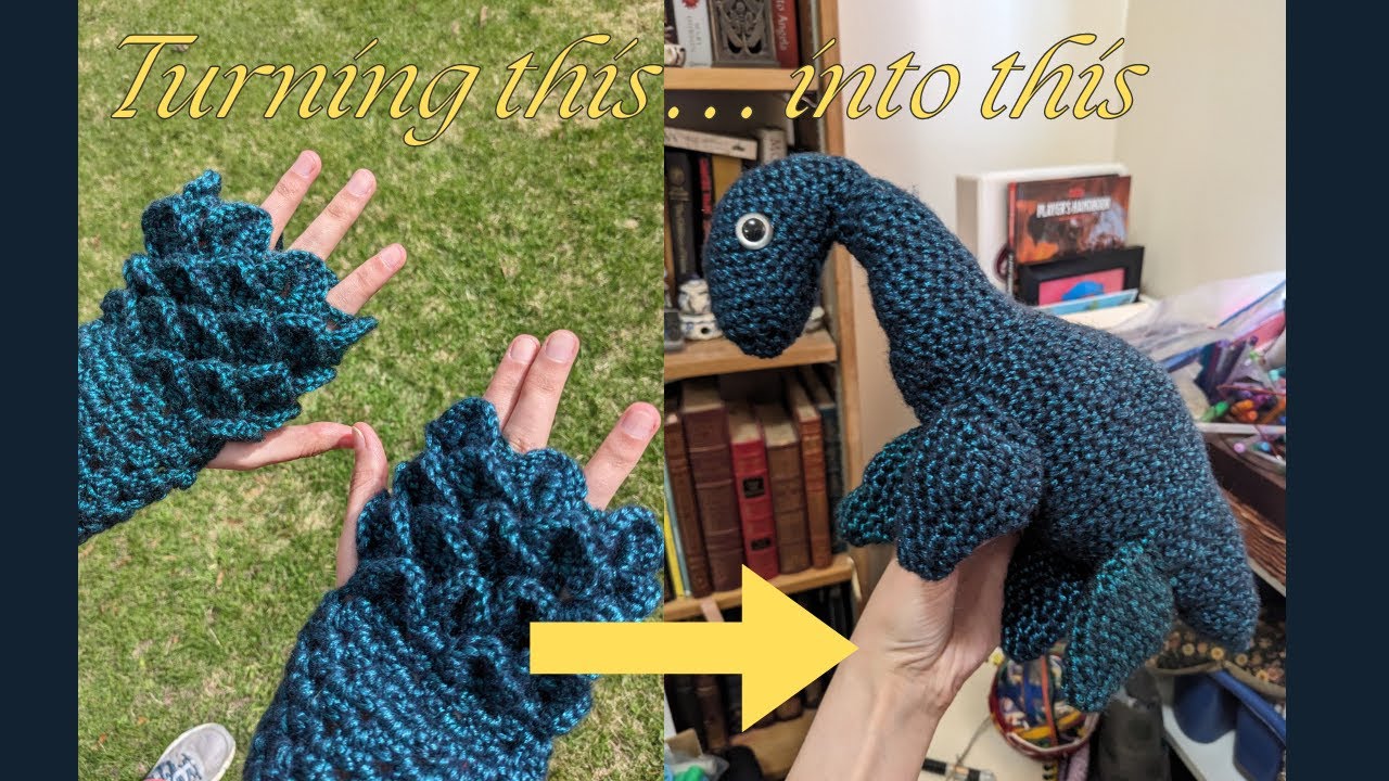 Turning a Failed Crochet Project into Something New - YouTube