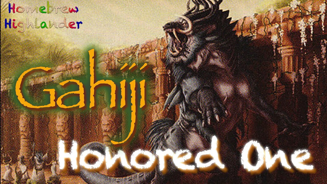 MTG Gahiji Honored One Commander EDH Homebrew - YouTube