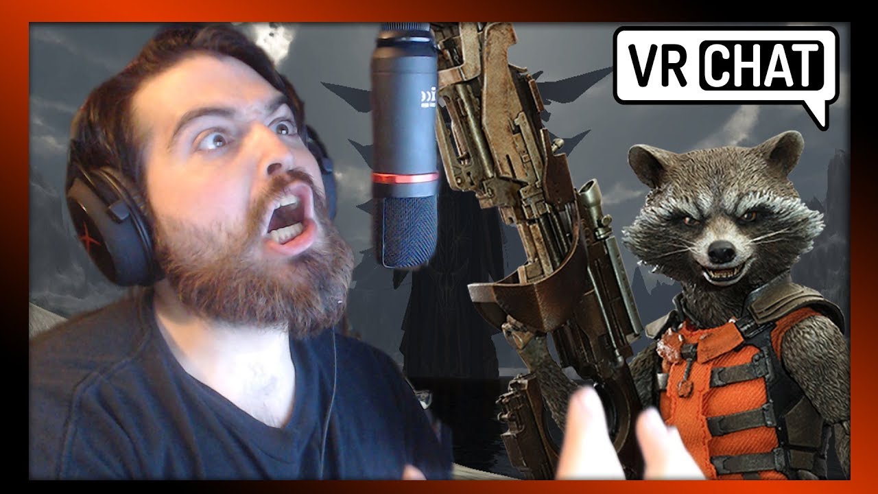 Rocket Raccoon Impersonator Invades VRChat - YouTube