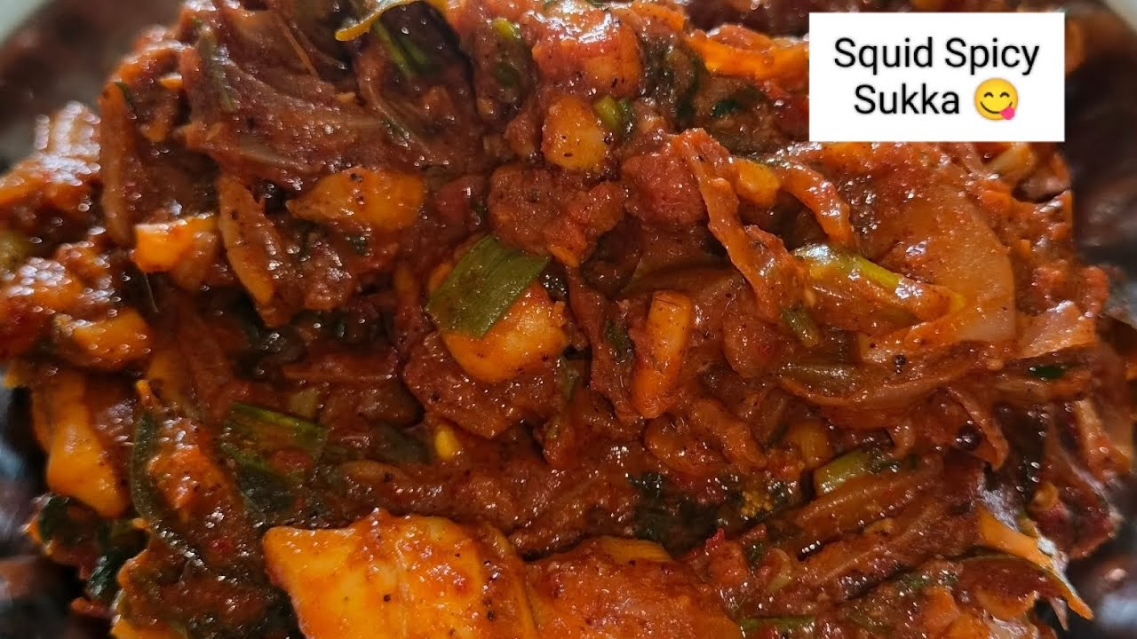 Squid Spicy Sukka (Homely) - YouTube