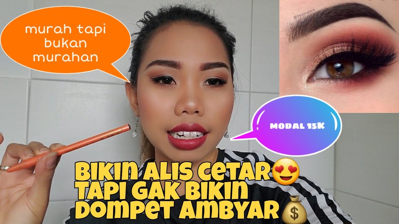 Cara bikin alis modal 15K dari viva|| Eyebrows tutorial using 0,95 USD ...