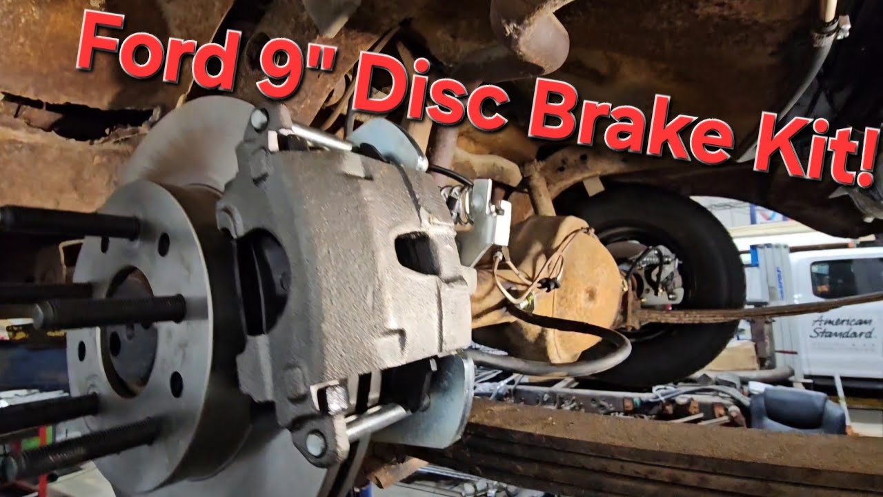 Speedway Motors Ford 9" Disc Brake Kit Install - YouTube
