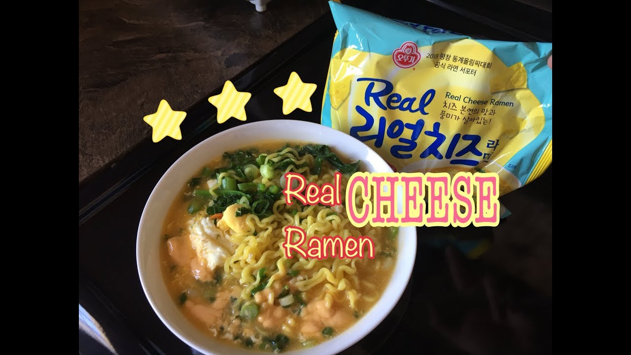 Real Cheese Ramen Korean Instant Noodle 🥡🥡🥡 - YouTube