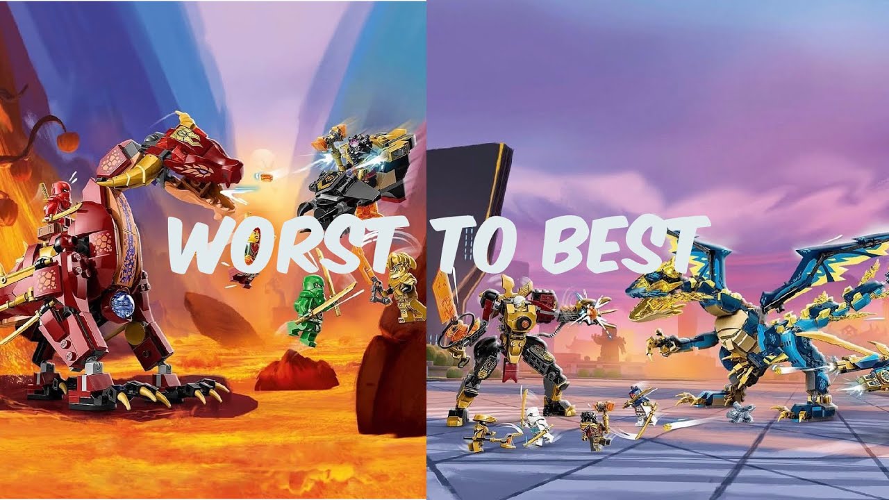 Ranking All of the Ninjago Dragons Rising Sets (Worst to Best) - YouTube