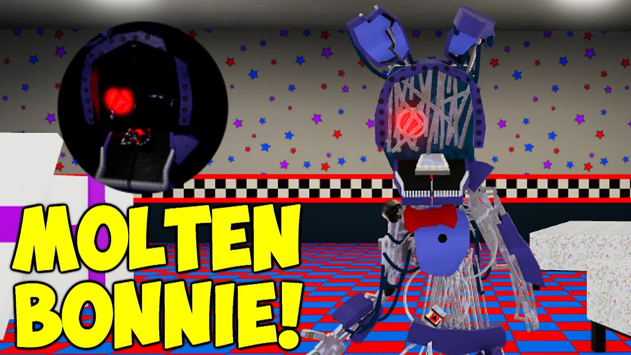How To Get Spaghet Bunny Badge Withered Molten Bonnie in Roblox FNAF RP New and Improved - YouTube