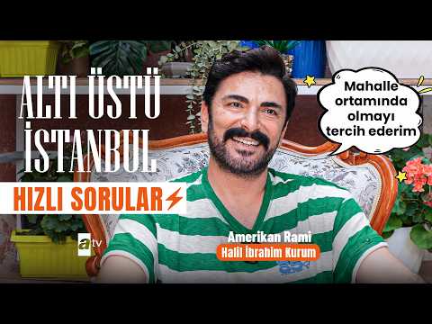 Halil İbrahim Kurum ile Hızlı Sorular, Şaşırtan Cevaplar⚡| Altı Üstü İstanbul