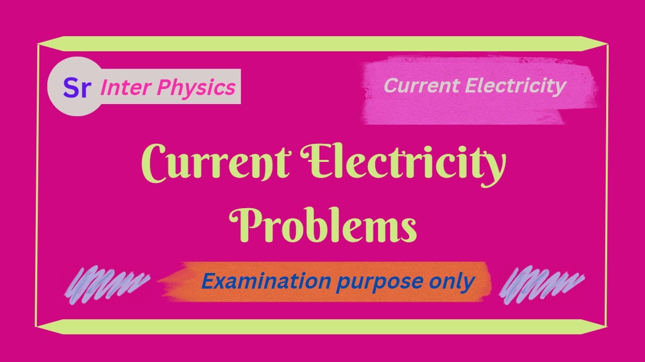 Current Electricity Problems | - YouTube