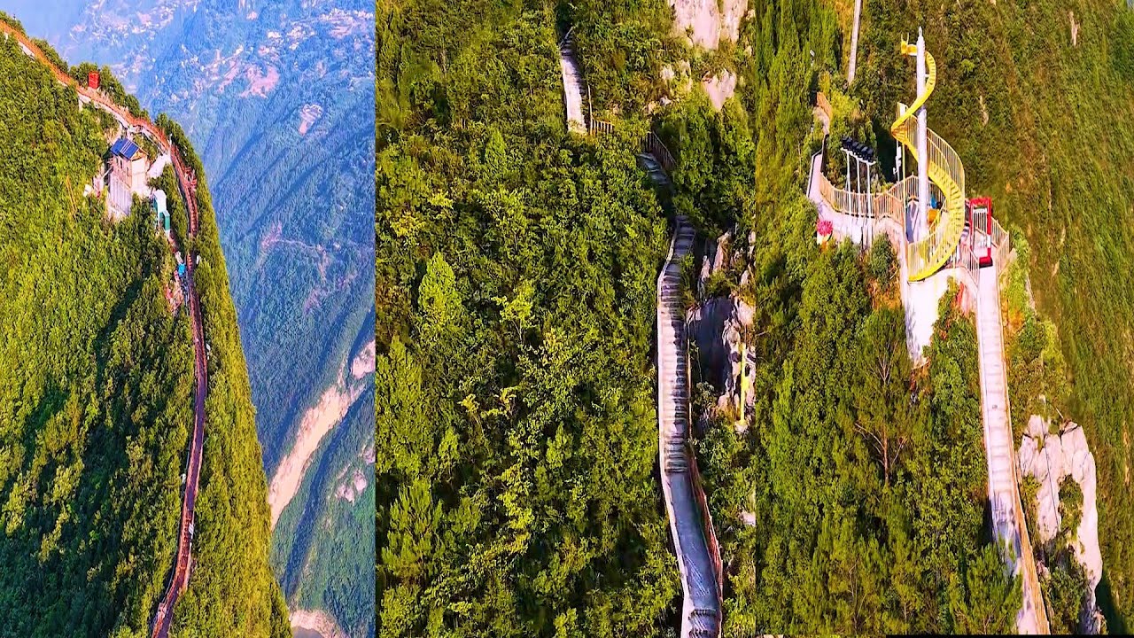Three Gorges Dragon Ridge in Wushan, Chongqing, China中國重慶巫山三峽龍脊 - YouTube