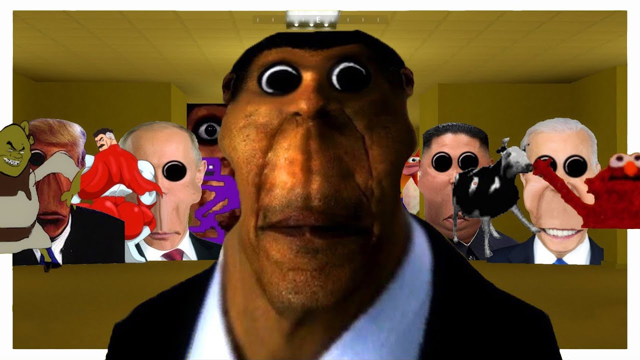 Obunga invited his friends to the backrooms!!! - YouTube