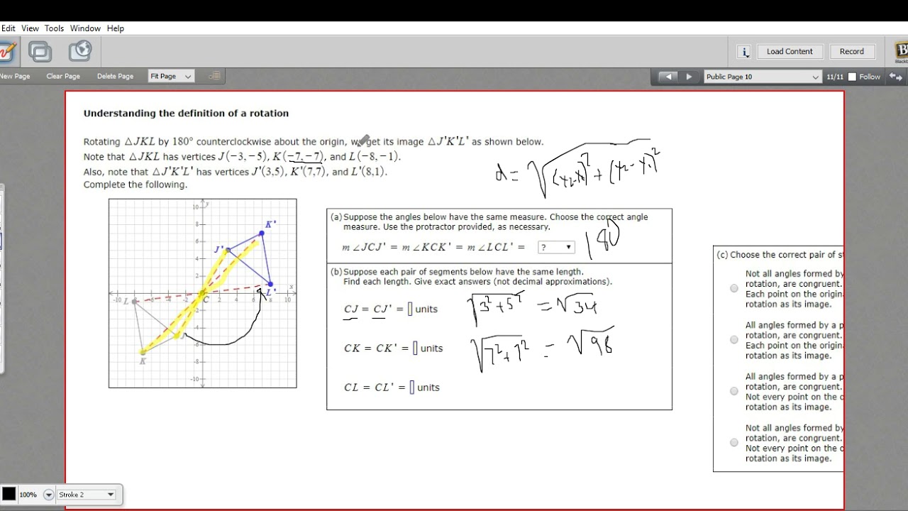 Understanding the definition of a rotation - YouTube