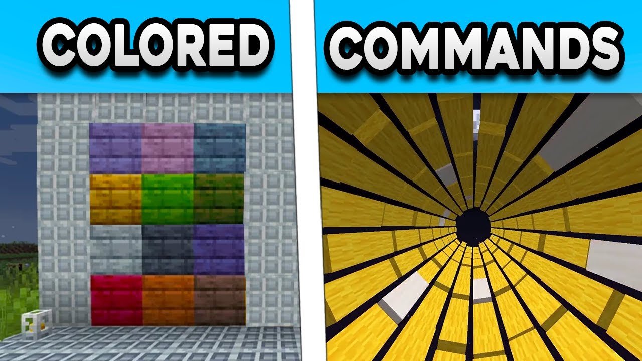 Colored Planks in Minecraft are Beautiful - YouTube