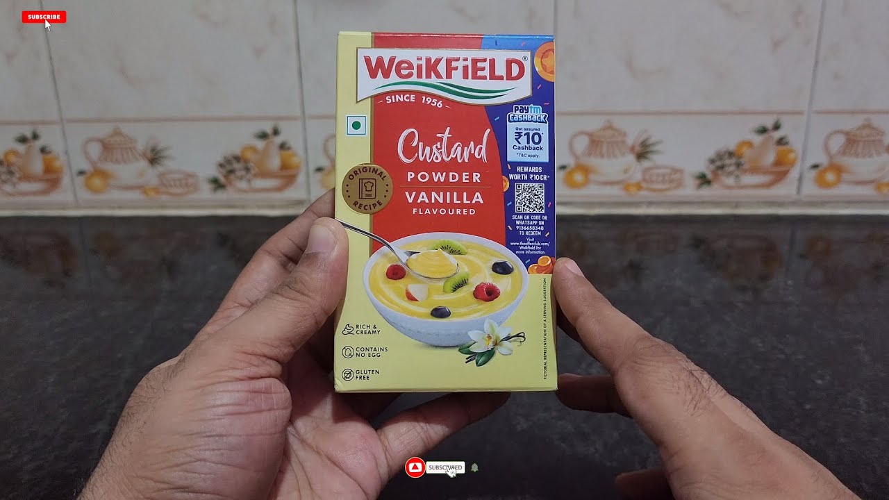 Weikfield Vanilla Flavour Custard Powder - Review - YouTube