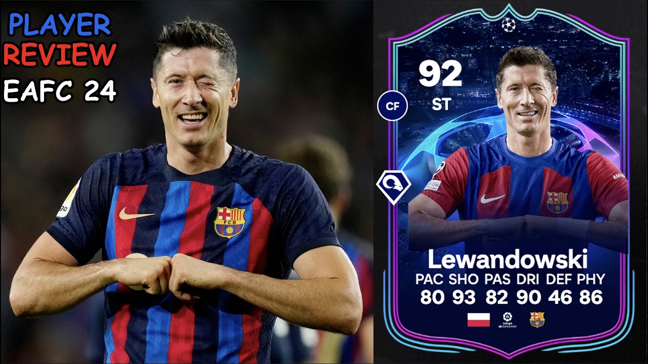 EL MEJOR DELANTERO DEL JUEGO?! -REVIEW LEWANDOWSKI RTTK 92 EAFC 24 ...