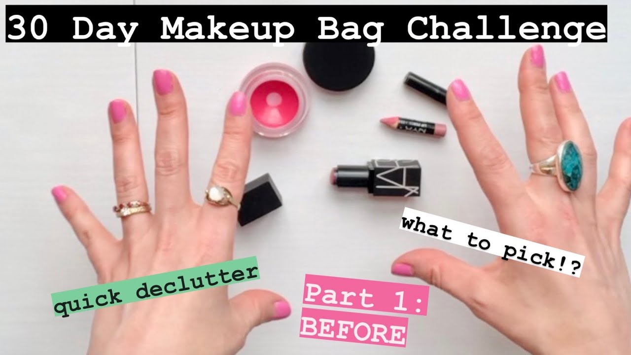 30-Day Makeup Bag Challenge // Chill Prep: Part 1 - YouTube