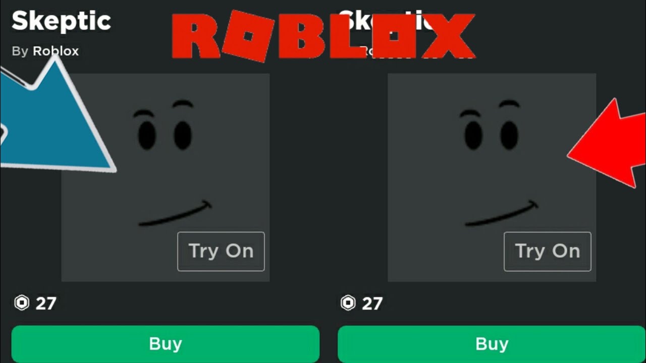 ( Free equip Face )!! How to get skeptic face ON ROBLOX ! For free ...