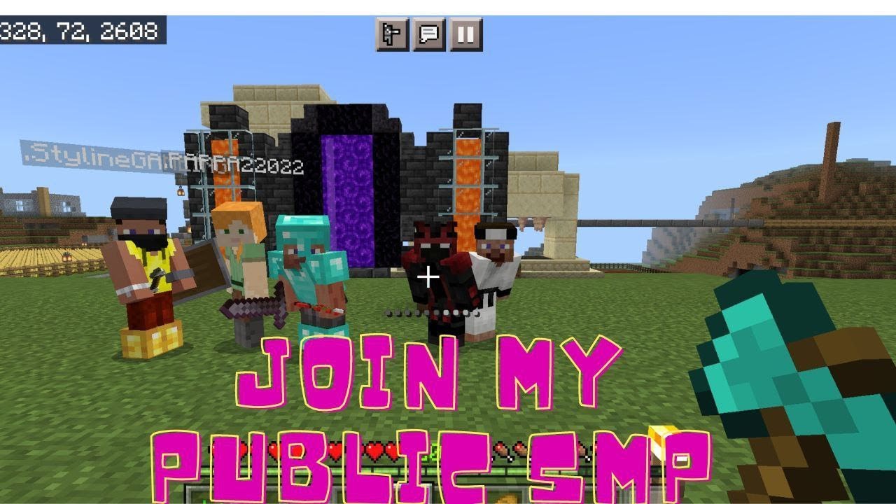 MINECRAFT SMP LIVE ! CLICK TO JOIN NOW... - YouTube