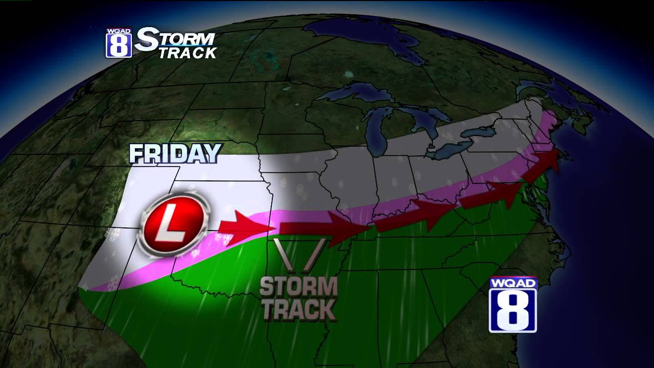 StormTrack 8 Midday Forecast January 29, 2015 - YouTube