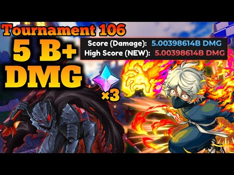 5 B+ DMG | Anime Adventures Tournament 106 | Guts - Gabimaru - YouTube