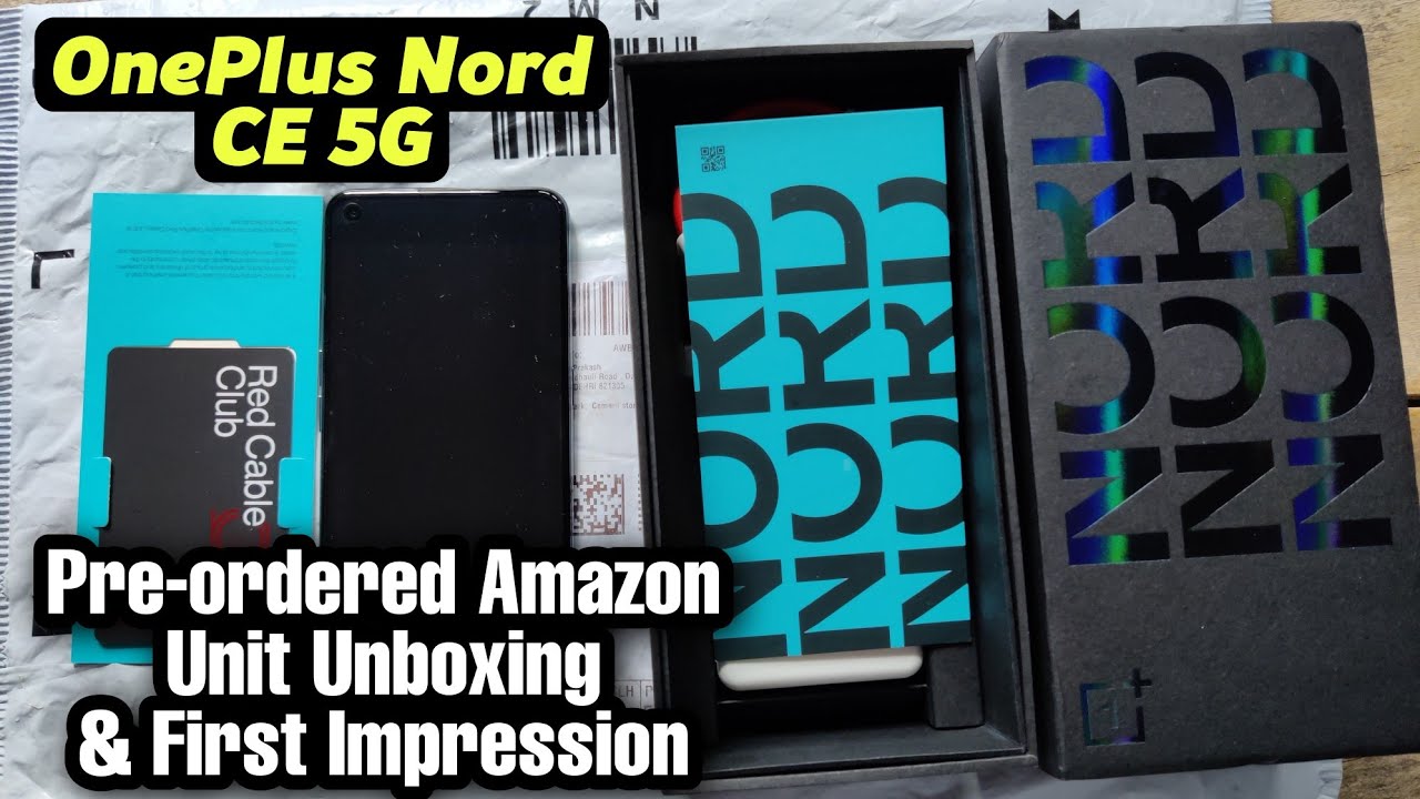 OnePlus Nord CE 5G Unboxing & Hands on | OnePlus Nord CE Amazon Sale ...