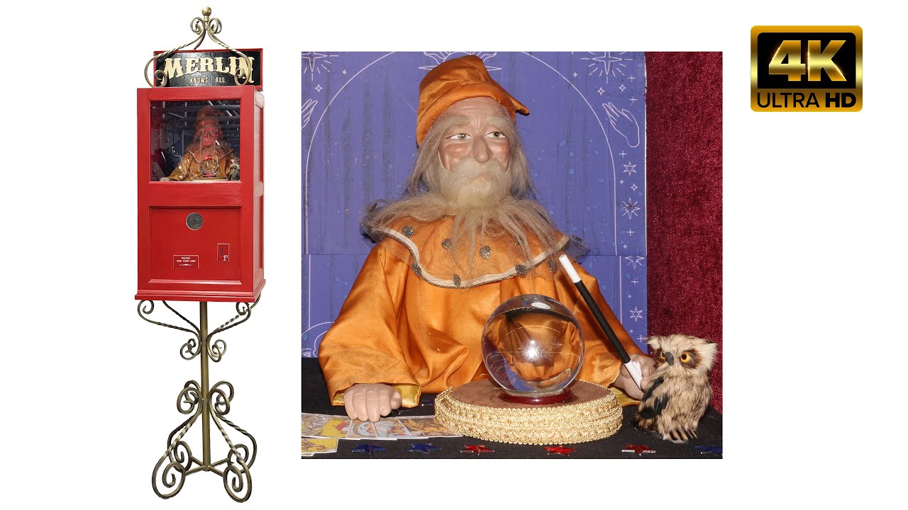 Merlin Knows All Fortune Telling Machine - YouTube