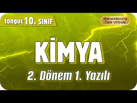 10.Sınıf Kimya 2.Dönem 1.Yazılıya Hazırlık 📑 #2026