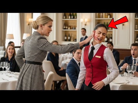 The Billionaire's Fiancée Slapped The Waitress — What Happened Next Made The Restaurant Freeze!