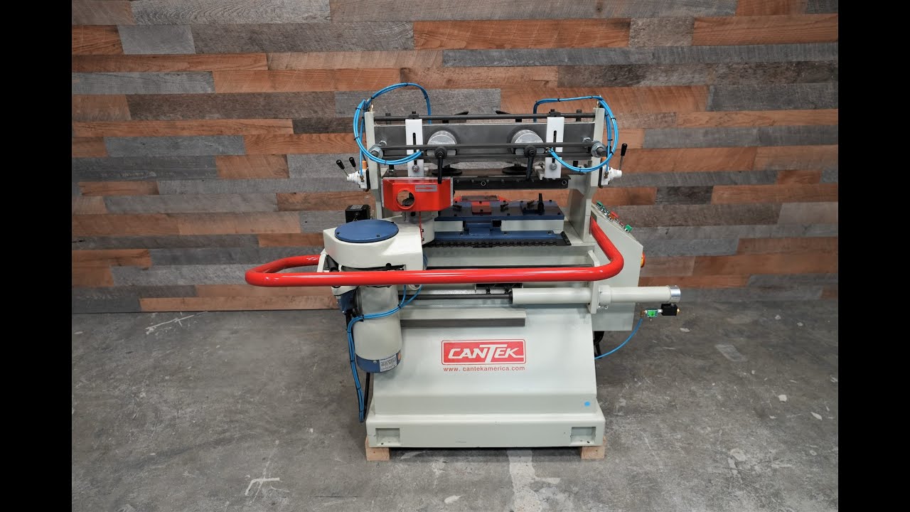2015 Cantek JDT75 Automatic Dovetailer - YouTube