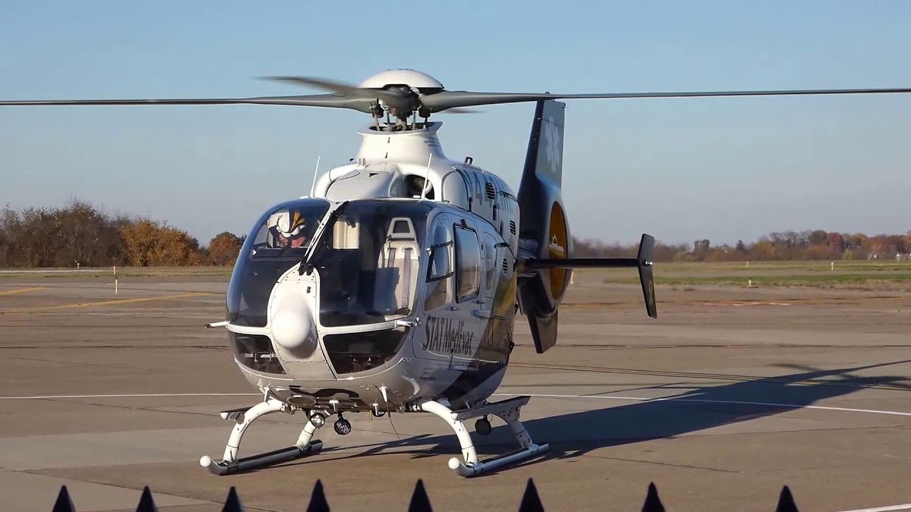 N442ME - STAT MedEvac 2 Taking Off - YouTube